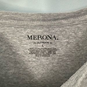 Merona | Tops | Merona Grey Tee | Poshmark
